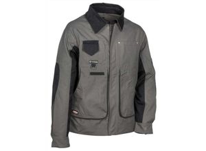 8023796447264 - Cofra - Profi Arbeitsjacke bruxelles 100% Baumwolle anthrazit 58 - Schwarz