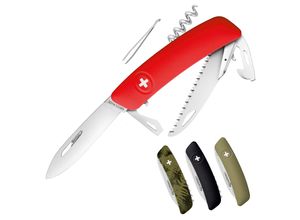 7640167733866 - SWIZA Schweizer Messer D05 C05 Taschenmesser 4 Farben Klappmesser 12 Funktionen Farbe Khaki