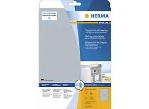 4008705045933 - HERMA Rating plate labels silver A4 210 x 297 mm extremely strong adhesion weatherproof tearproof