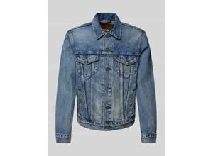 5400970990694 - Levis® Jeansjacke Herren Baumwoll-Stretch blau Uni & Uninah