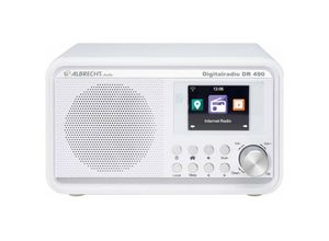 4032661274915 - Dr 490 weiss Digitalradio Internet DAB+ UKW mit Farbdisplay (27491) - Albrecht