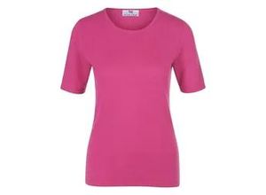 4065691356429 - Rundhals-Pullover aus Seide Kaschmir Seide Kaschmir pink 44