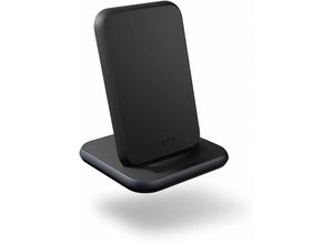 7438222413453 - ZENS Induktions-Ladegerät Aluminium Series Stand Wireless Charger ZESC15B 00 Ausgänge Induktionslade-Standard USB Schwarz