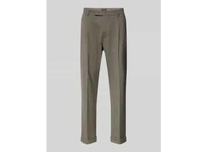 4067175118653 - Regular Fit Bundfaltenhose mit Label-Detail Modell GIANNI