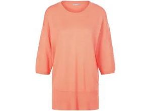 4065691465183 - Rundhals-Pullover aus Kaschmir und Seide orange 40