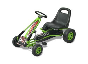 8718475509028 - Vidaxl - Pedal Go-Kart mit verstellbarem Sitz Grün