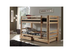 5420070212670 - VIPACK - Etagenbett Pino 140 cm Höhe Ausf Kiefer massiv natur lackiert
