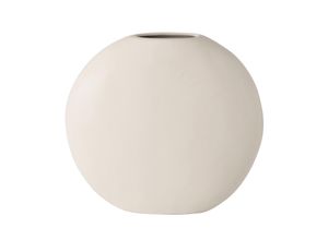 4020607817333 - Vase Matteo grau 25 x 6 x 25 cm creme