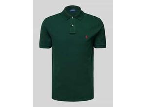 3615738824247 - Herren Poloshirt - Custom Slim Fit grün