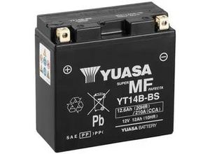 5050694004612 - YT14B-BS Motorradbatterie 12Ah 12V agm Batterie 51201 Akku Roller Motorrad - Yuasa