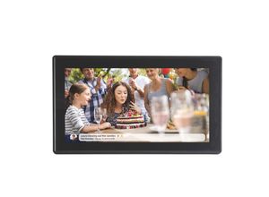 5706751061639 - Digitaler Fotorahmen 156 Zoll FULL HD - Frameo App - Fotorahmen - 8 GB - IPS-Touchscreen - PFF1514 - Schwarz