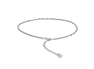 4006046144582 - Zeeme Basic Fußkette 925 - Sterling Silber 26 + 3cm Glänzend