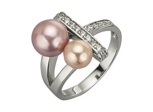 4006046327992 - Zeeme Pearls Ring 925 - Sterling Silber Zirkonia weiß Glänzend (Größe 068 (217))