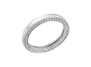 4006046396080 - Silber Ring 925 - Sterling Silber Zirkonia weiß Glänzend (Größe 056 (178))