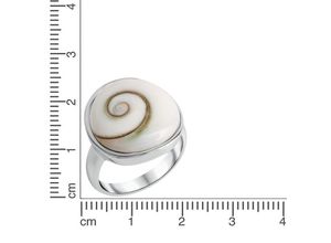 4006046150170 - Zeeme Pearls Ring 925 - Sterling Silber Muschel weiß Glänzend (Größe 017 (535))