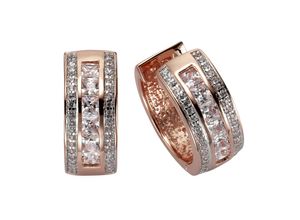 4006046239837 - Silber Ohrring 925 - Sterling Silber rosévergoldet Zirkonia