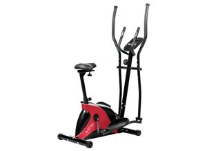 4260068993294 - AsVIVA Crosstrainer & Heimtrainer C16 Bluetooth 2 in 1 Cardio white red