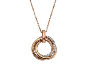 4006046237895 - Silber Anhänger mit Kette 925 - Sterling Silber Zirkonia weiß 45cm Glänzend