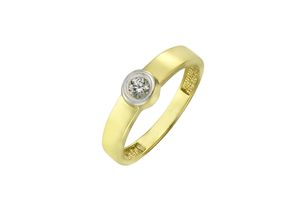 4006046209601 - Gold Ring 375 - Gold Zirkonia weiß Glänzend (Größe 056 (178))