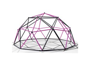 4054748016393 - Klettergerüst 305x305x155cm DomeClimber Kinder Kletterkuppel Geodome 10FT - anthrazit pink