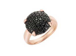 4006046258692 - Jamelli Ring 925 - Sterling Silber Onyx schwarz Glänzend (Größe 058 (185))