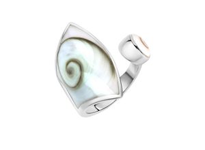 4006046327824 - Zeeme Pearls Ring 925 - Sterling Silber Muschel weiß Glänzend (Größe 056 (178))