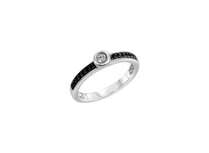 4006046395984 - Silber Ring 925 - Sterling Silber Zirkonia schwarz Glänzend (Größe 056 (178))