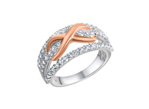 4006046345088 - Zeeme Silber Ring 925 - Sterling Silber Zirkonia weiß Glänzend (Größe 058 (185))