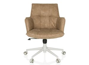4064323038870 - hjh LIVING Home Office Bürostuhl SOLAO LIFE W Stoff mit Armlehnen