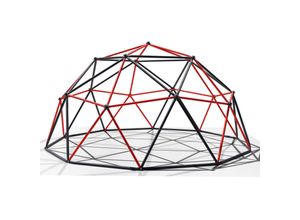 4054748016560 - Klettergerüst 360x360x180cm DomeClimber Kinder Kletterkuppel Geodome 12FT - anthrazit rot