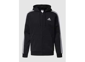 4064045138124 - adidas Essentials 3-Stripes Sweatjacke mit Logostickerei