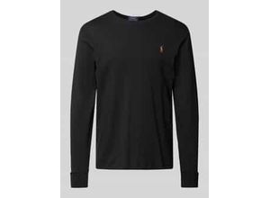 3615735897800 - Custom Slim Fit Longsleeve mit Rundhalsausschnitt