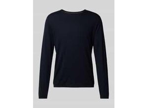 4068444850427 - Regular Fit Strickpullover aus reiner Baumwolle mit Rundhalsausschnitt