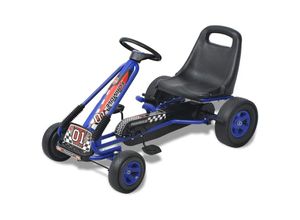 8718475509011 - Vidaxl - Pedal Go-Kart mit verstellbarem Sitz Blau