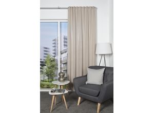 4056751422048 - Gardine HOME WOHNIDEEN OXFORD Gardinen Gr 175 cm Multifunktionsband 135 cm beige (natur) Blickdichte Vorhänge blickdicht