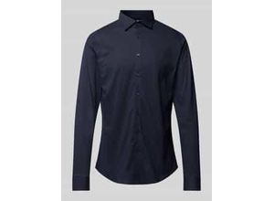 4045857526569 - Slim Fit Business-Hemd mit Allover-Muster