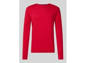 4068444850823 - Regular Fit Strickpullover aus reiner Baumwolle mit Rundhalsausschnitt