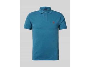 3616535907881 - Poloshirt mit Label-Stitching