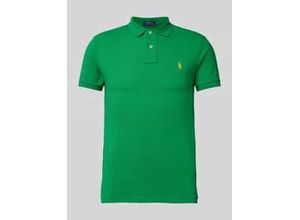 3616853238278 - Poloshirt mit Label-Stitching