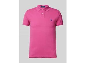 3616853610937 - Poloshirt mit Label-Stitching