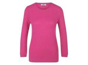 4065691357686 - Rundhals-Pullover aus 100% Premium-Kaschmir Cashmere pink 40