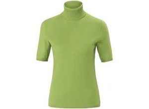 4065691045781 - Rollkragen-Pullover aus 100% Premium-Kaschmir Cashmere grün 42