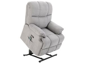 4251774985819 - Massagesessel mit Aufstehfunktion 82 x 94 x 111 cm (BxTxH) Massagesessel TV Sessel Relaxsessel Wohnzimmersessel