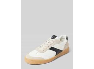 4068066508140 - Low Top Sneaker aus edlem Rindsleder mit Veloursleder kombiniert