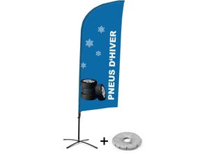 8596052189753 - Beachflagset - Winterreifen - Französisch - Alu - Showdown Displays