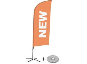 8596052189050 - Beachflagset - Neu - Englisch - Orange - Alu - Showdown Displays