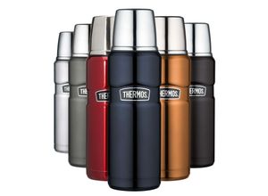 5010576914002 - THERMOS STAINLESS KING BEVERAGE BOTTLE Thermosflasche Unverfälschter Geschmack ohne Innenbeschichtung trotzt jeder Situation 047 Liter Farbe stainless steel mat