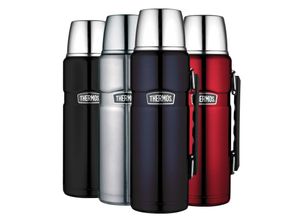 5010576914330 - THERMOS STAINLESS KING BEVERAGE BOTTLE Thermosflasche Unverfälschter Geschmack ohne Innenbeschichtung trotzt jeder Situation 12 Liter Farbe stainless steel mat