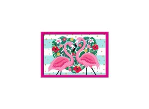 4005556287826 - Malen nach Zahlen RAVENSBURGER Liebenswerte Flamingos Malvorlagen bunt Kinder Basteln Malen Kosmetik Schmuck Made in Europe  FSC - schützt Wald weltweit