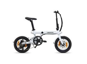 5420000083141 - Chrisson Ertos 16 E Bike Klapprad Damen Herren 130 - 180 cm Pedelec 16 Zoll 7 Gänge weiß